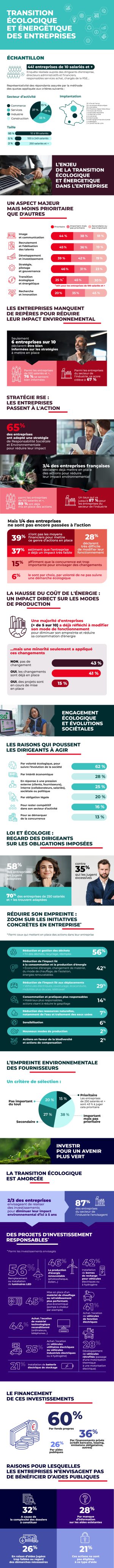 INFOGRAPHIE – Nouvelle étude Franfinance : les entreprises et leur ...